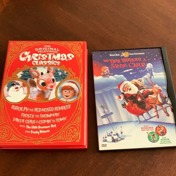 Media | Christmas Dvds Family Santa Claus Rudolph Drummer Boy Frosty 8 ...